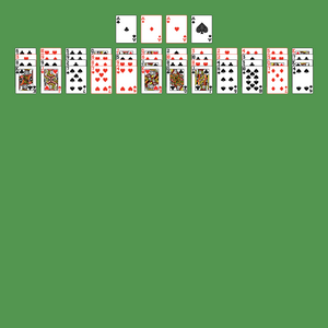 Double Klondike (Turn Three) Solitaire