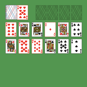 Topsy-Turvy Queens Solitaire